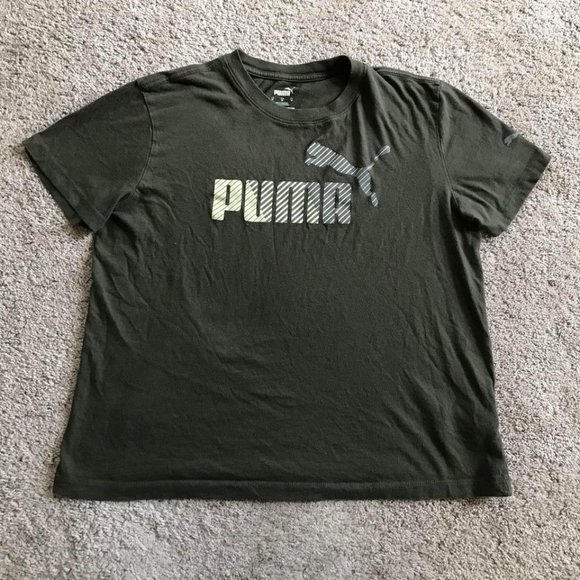 Puma | Tops | Puma Womens Medium Short Sleeve Green Top | Poshmark
